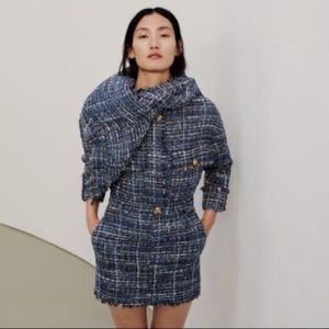 Zara | Jackets & Coats | Nwt Zara 2 Piece Tweed Jacket And Skirt Set ...